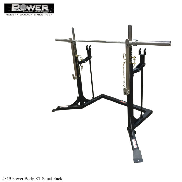 #819BSA POWER BODY XT SQUAT RACK WITH BENCH - ULTIMATE VERSION | Power ...