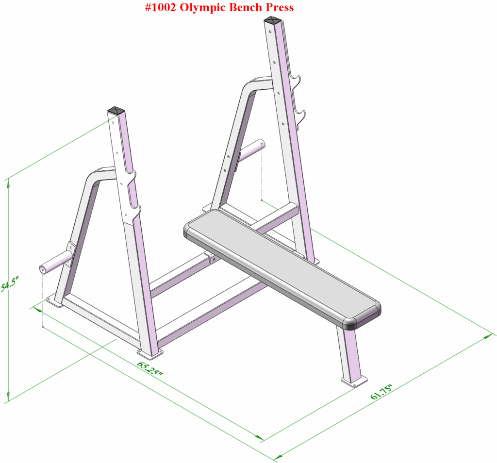 #1002 OLYMPIC BENCH PRESS | Power Body Fitness Inc.