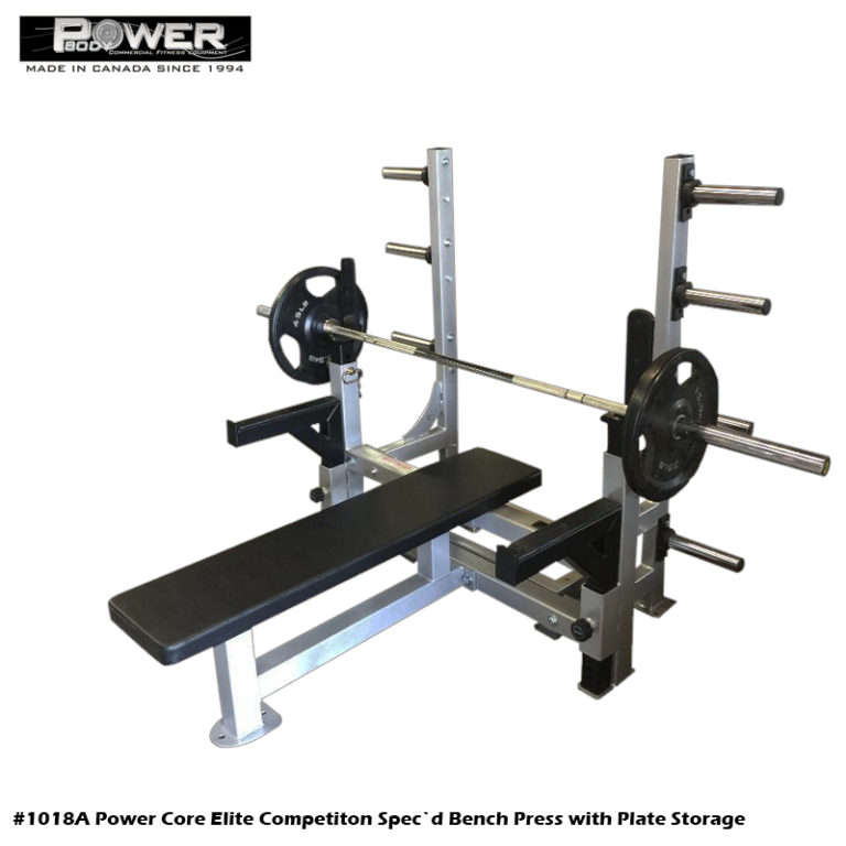 #1018A POWER CORE ELITE COMPETITION SPEC'D BENCH PRESS WITH PLATE ...