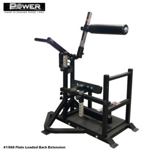 #1388 POWER CORE ELITE PLATE LOADED BACK EXTENSION MACHINE | Power Body ...