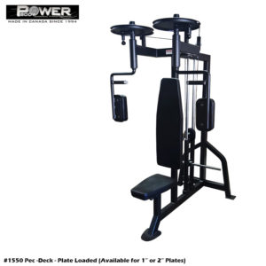 #1550 PLATE LOADED PEC MACHINE | Power Body Fitness Inc.