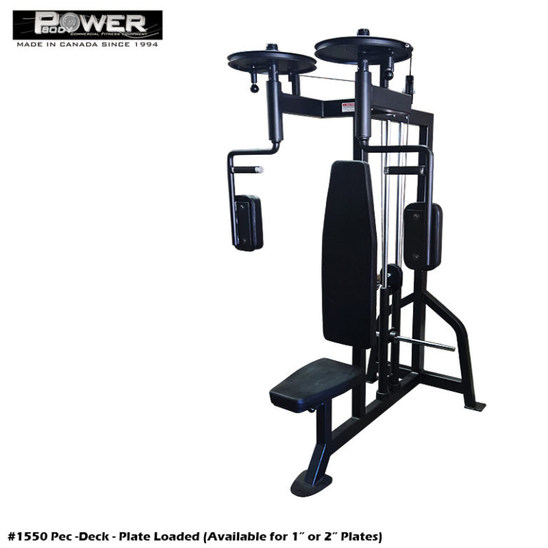 #1550 PLATE LOADED PEC MACHINE | Power Body Fitness Inc.