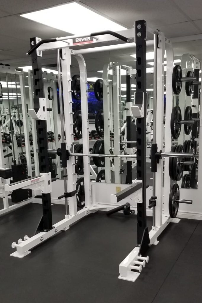 #1630 POWER CORE ELITE SMITH MACHINE HALF CAGE COMBO | Power Body ...