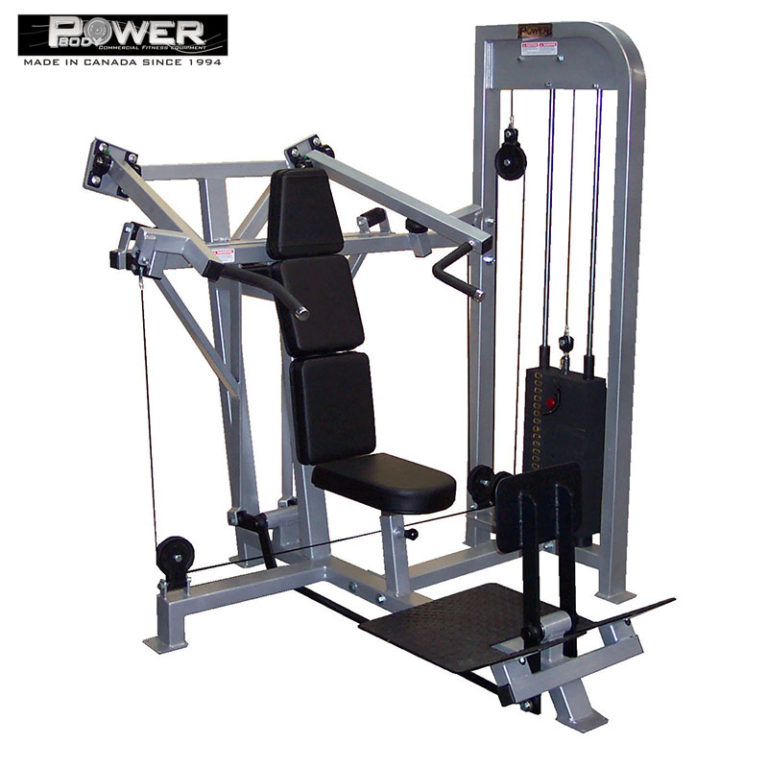 #4052 SELECTORIZED CONVERGING SHOULDER PRESS | Power Body Fitness Inc.