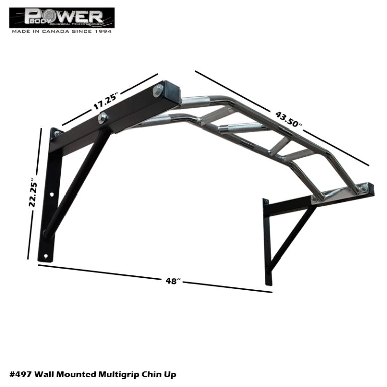 #497 WALL MOUNTED CHIN UP BAR | Power Body Fitness Inc.